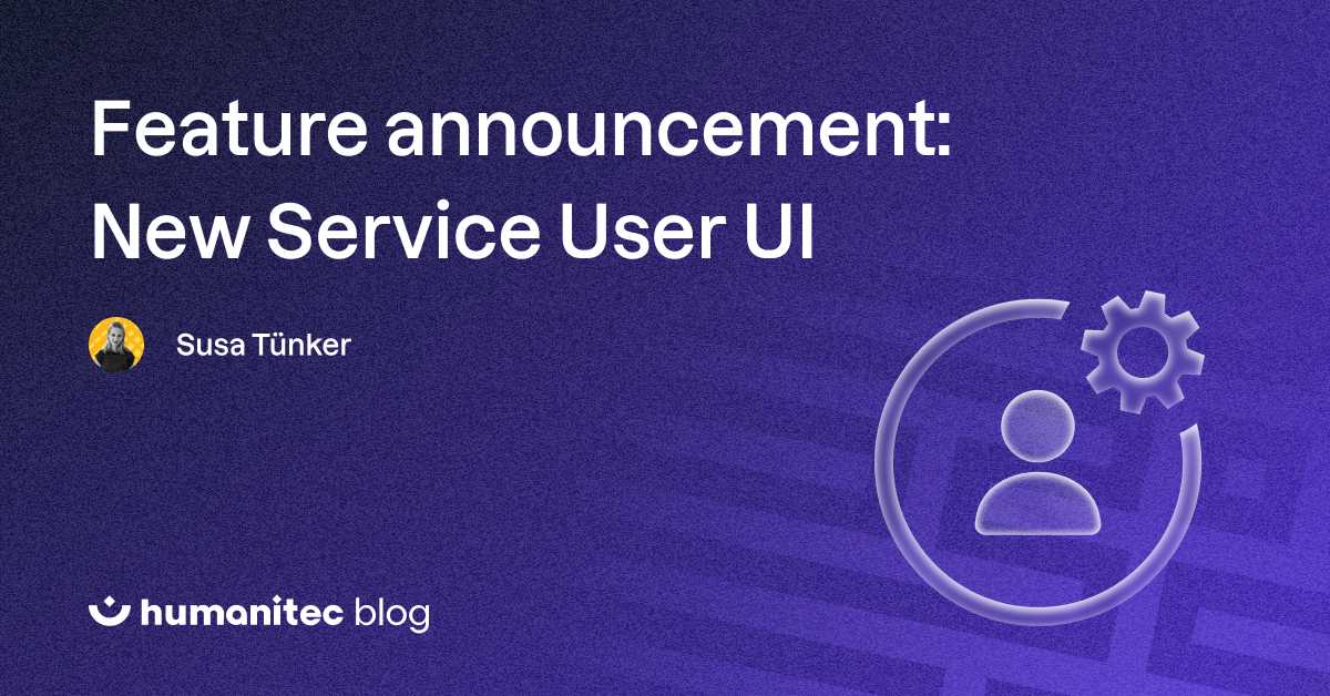 Feature Announcement: New Service User UI | Humanitec